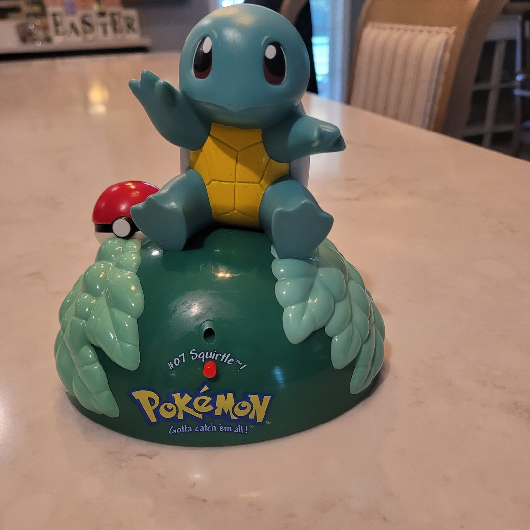 Pokemon #07 Squirtle Talking Toy, 1995, 1996, Nintendo 1999 ...