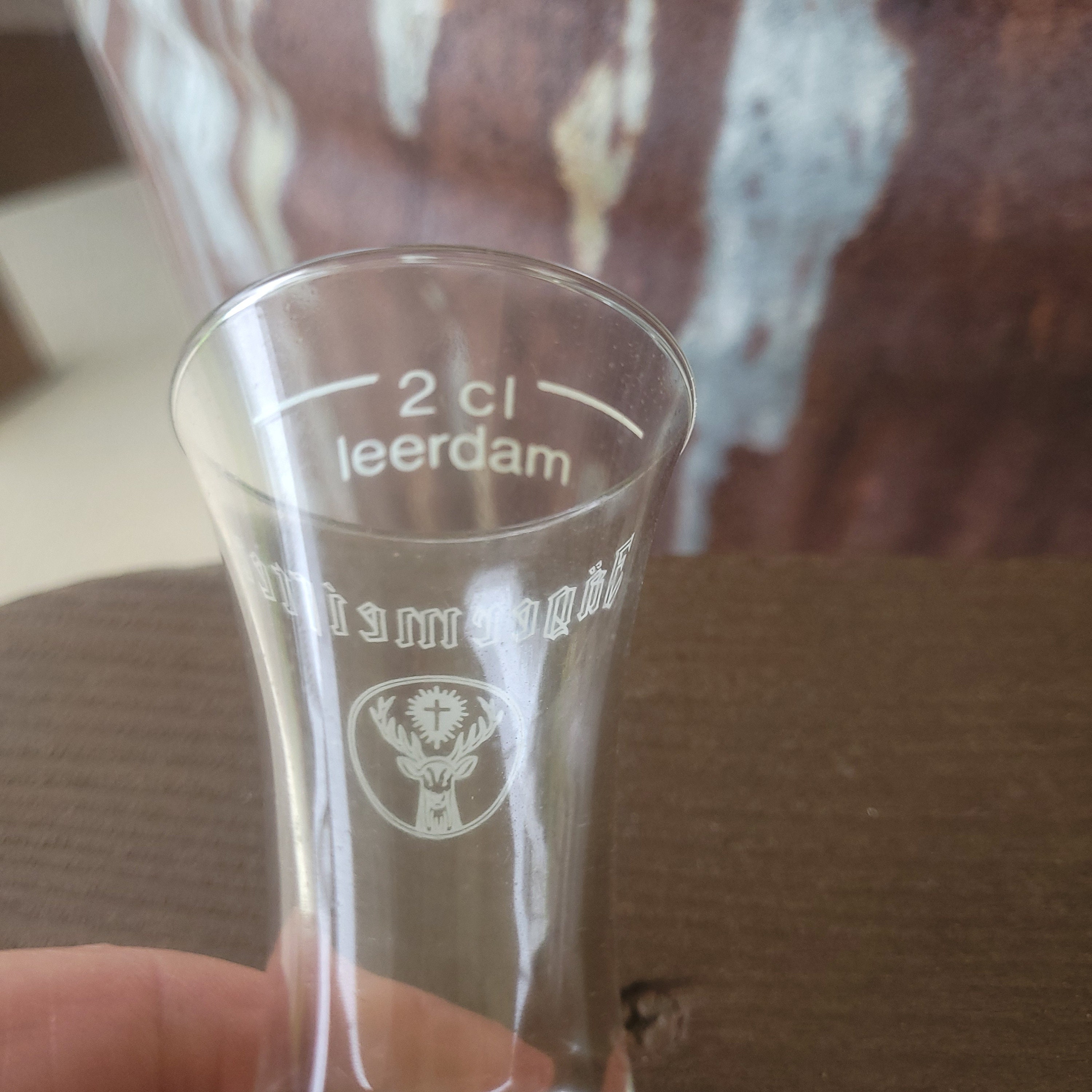 Jägermeister Vintage Clear Etched Shot/tasting Glasses - /unique/man ...