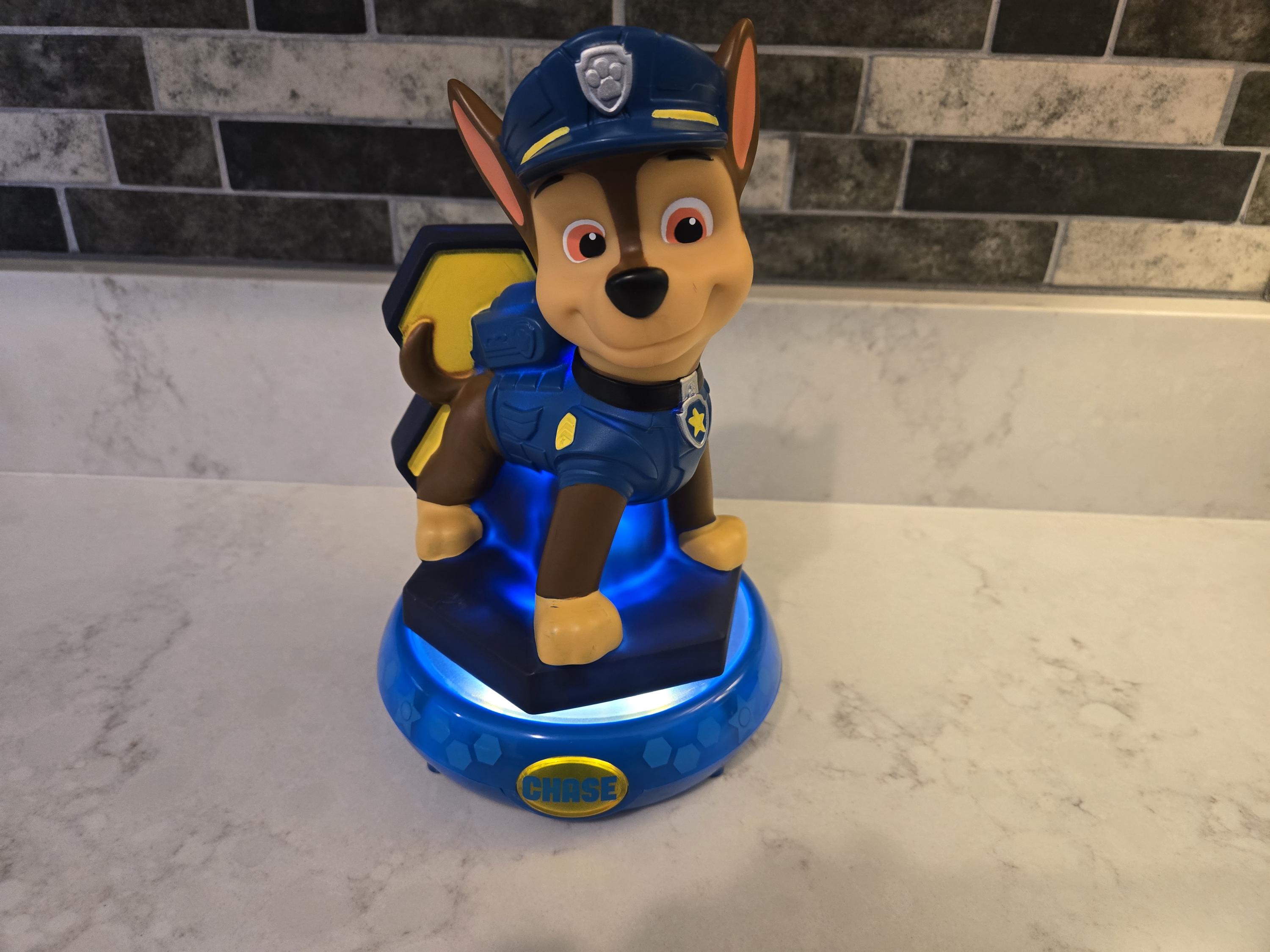 Nickelodeon Paw Patrol "chase" Night Light 8 Inch Tabletop - Etsy