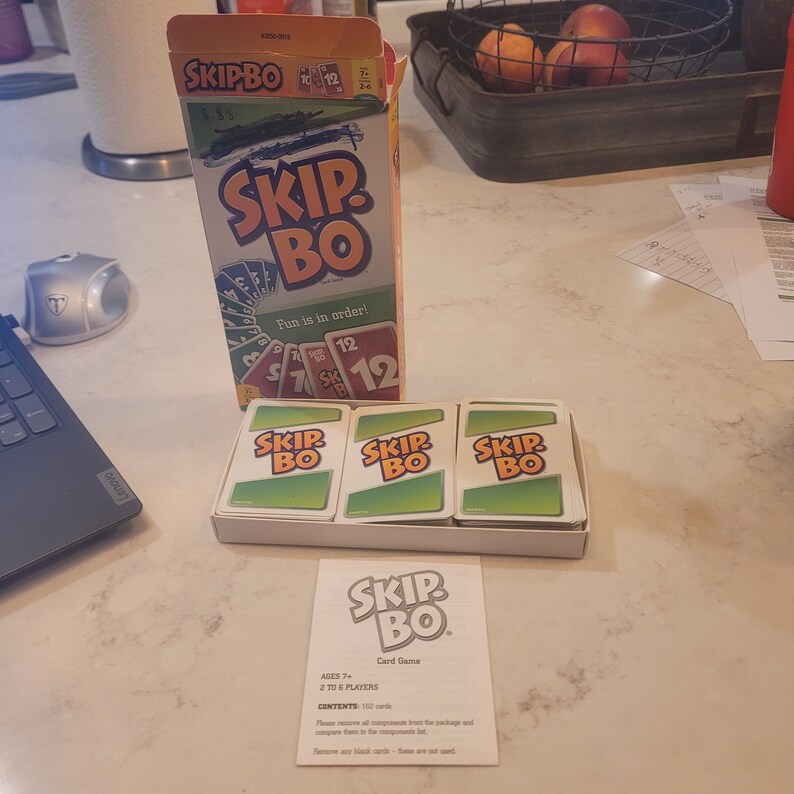 Skip-bo Card Game/family Card Game by Uno/game Night/card Game/skip-bo ...