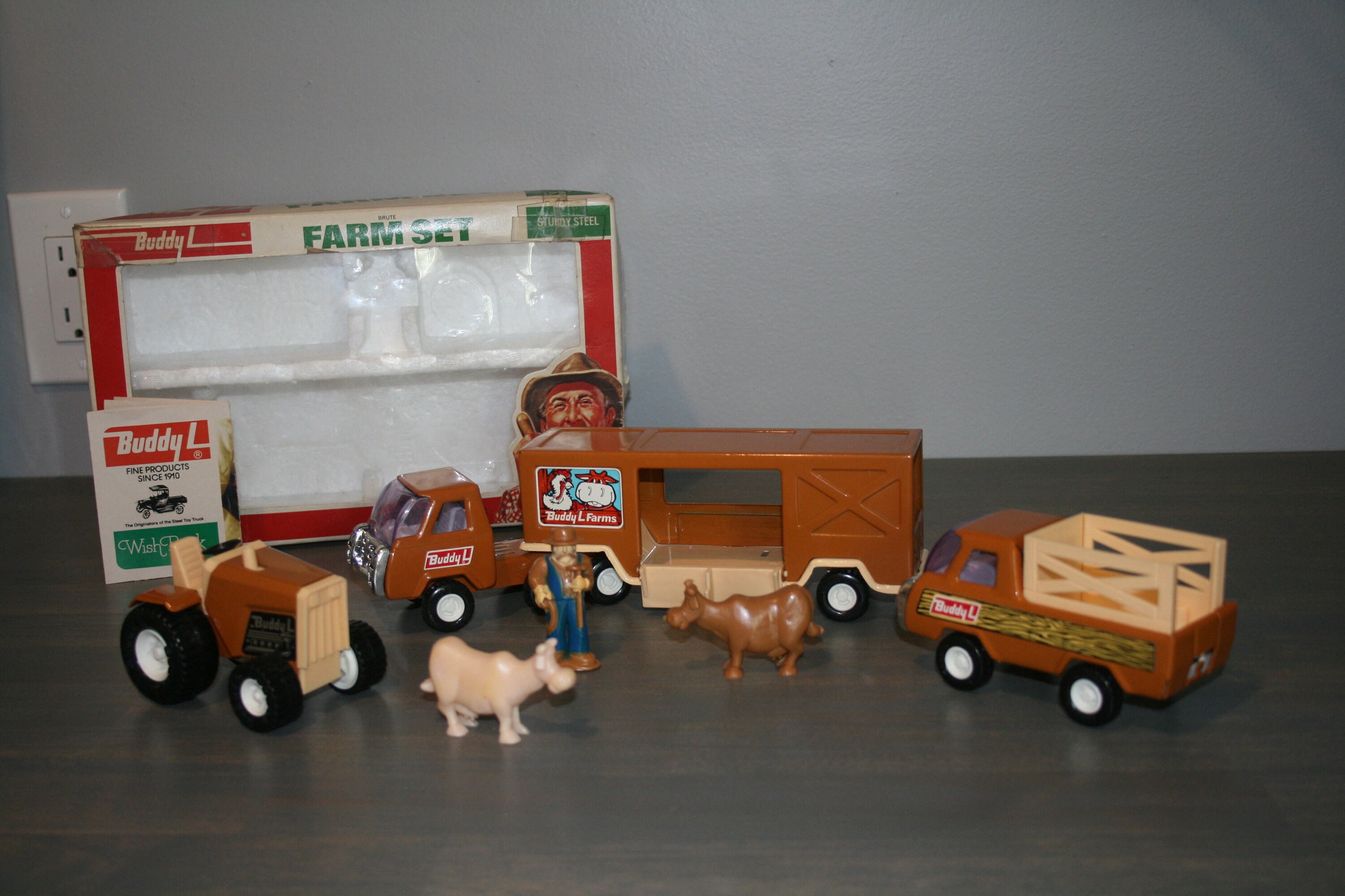 1970's Buddy L Brute Farm Set 4968 Complete in Box/tractor Trailer ...
