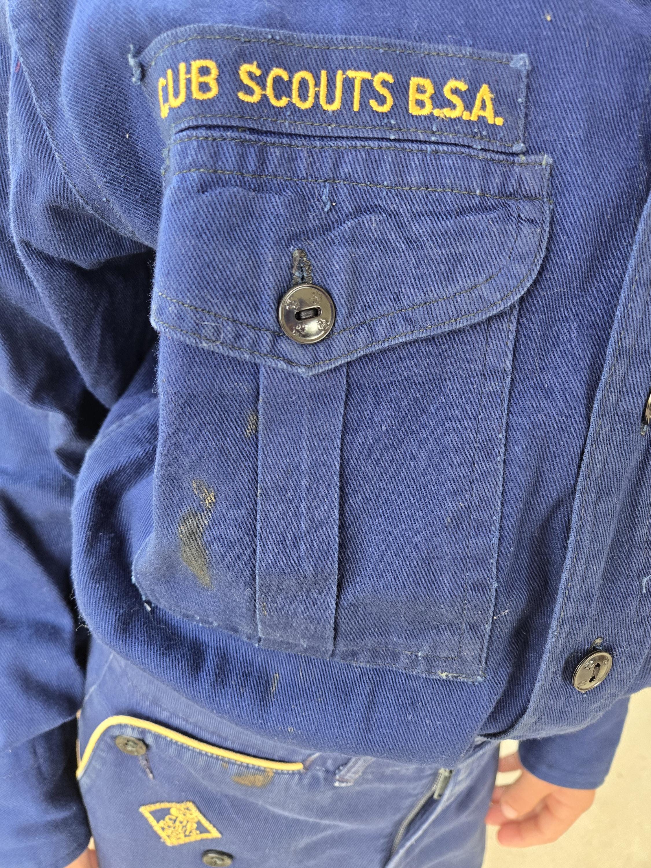 Vintage Boy Cub Scout Uniform Shirt Pants Set Savannah, TN Den 1 1950s ...