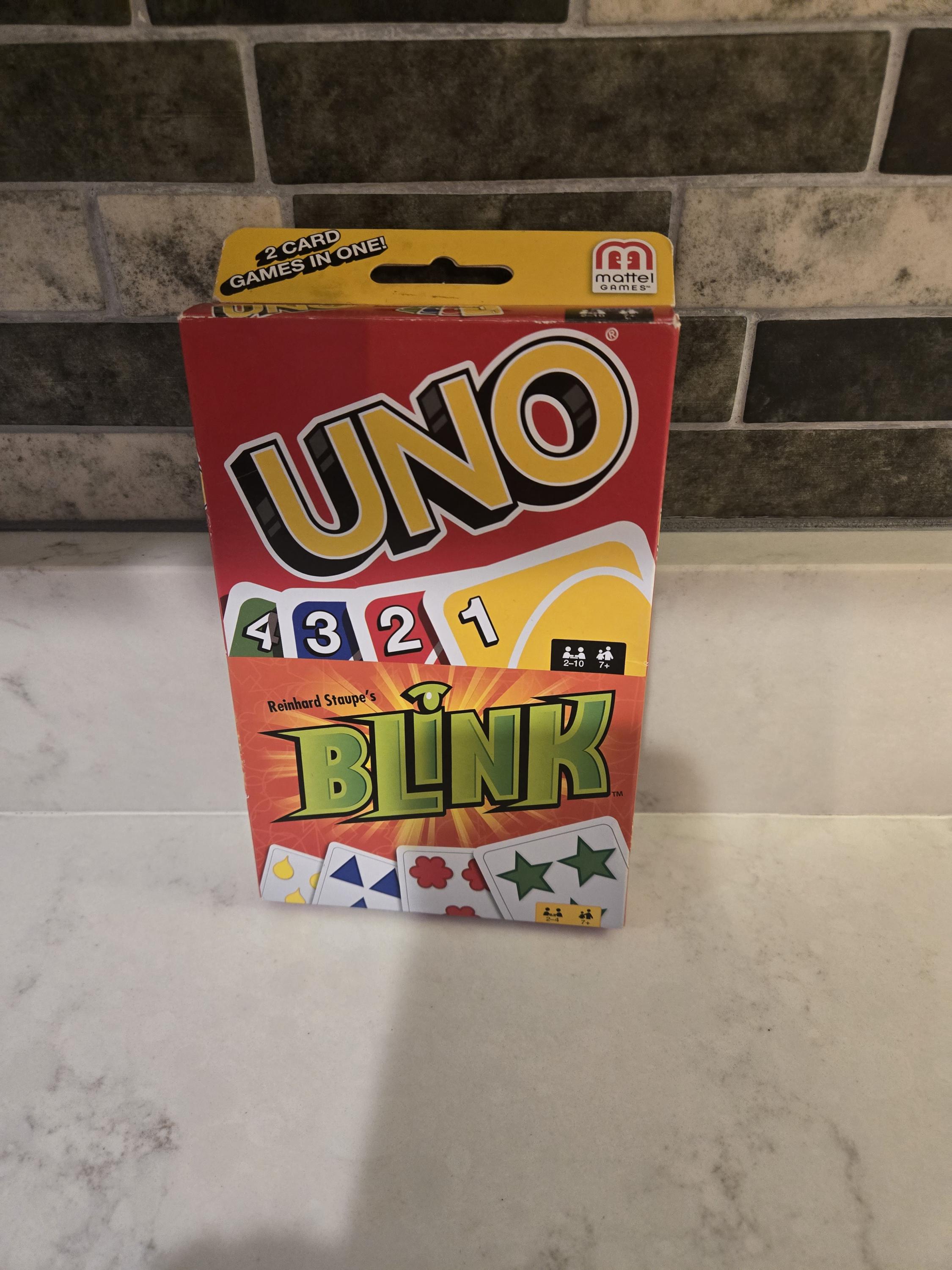 UNO Classic and Reinhard Staupe's Blink Card Game Bundle - Two Games ...