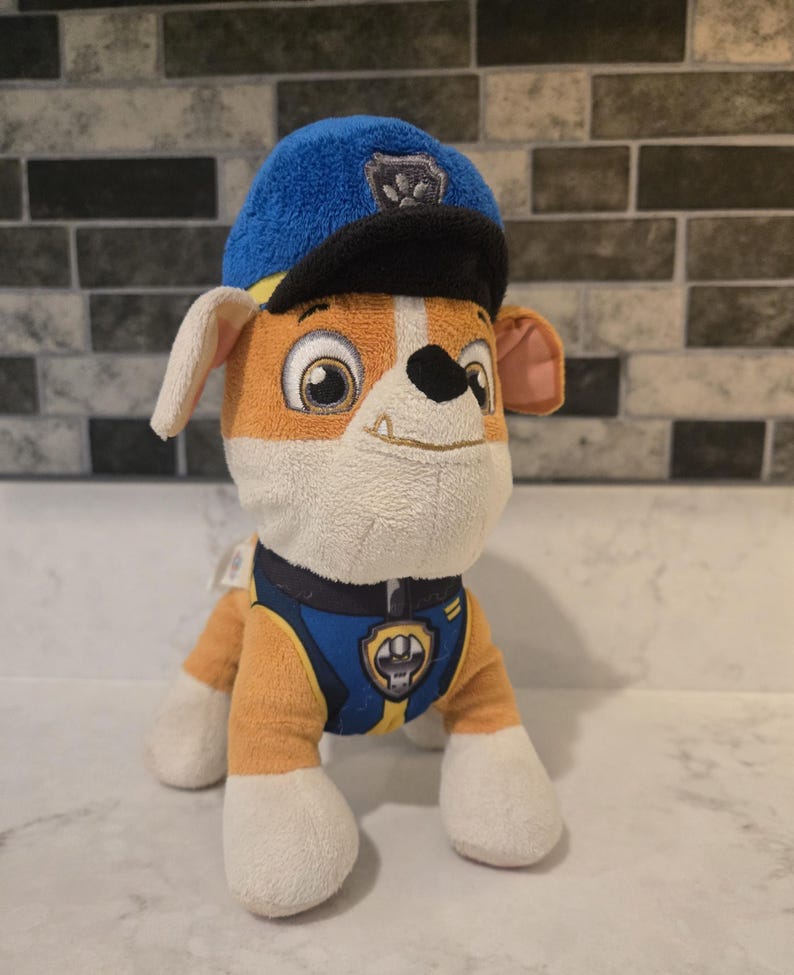 Paw Patrol Spinmaster "rubble" Plush Stuffed Animal- Nickelodeon 2017 ...