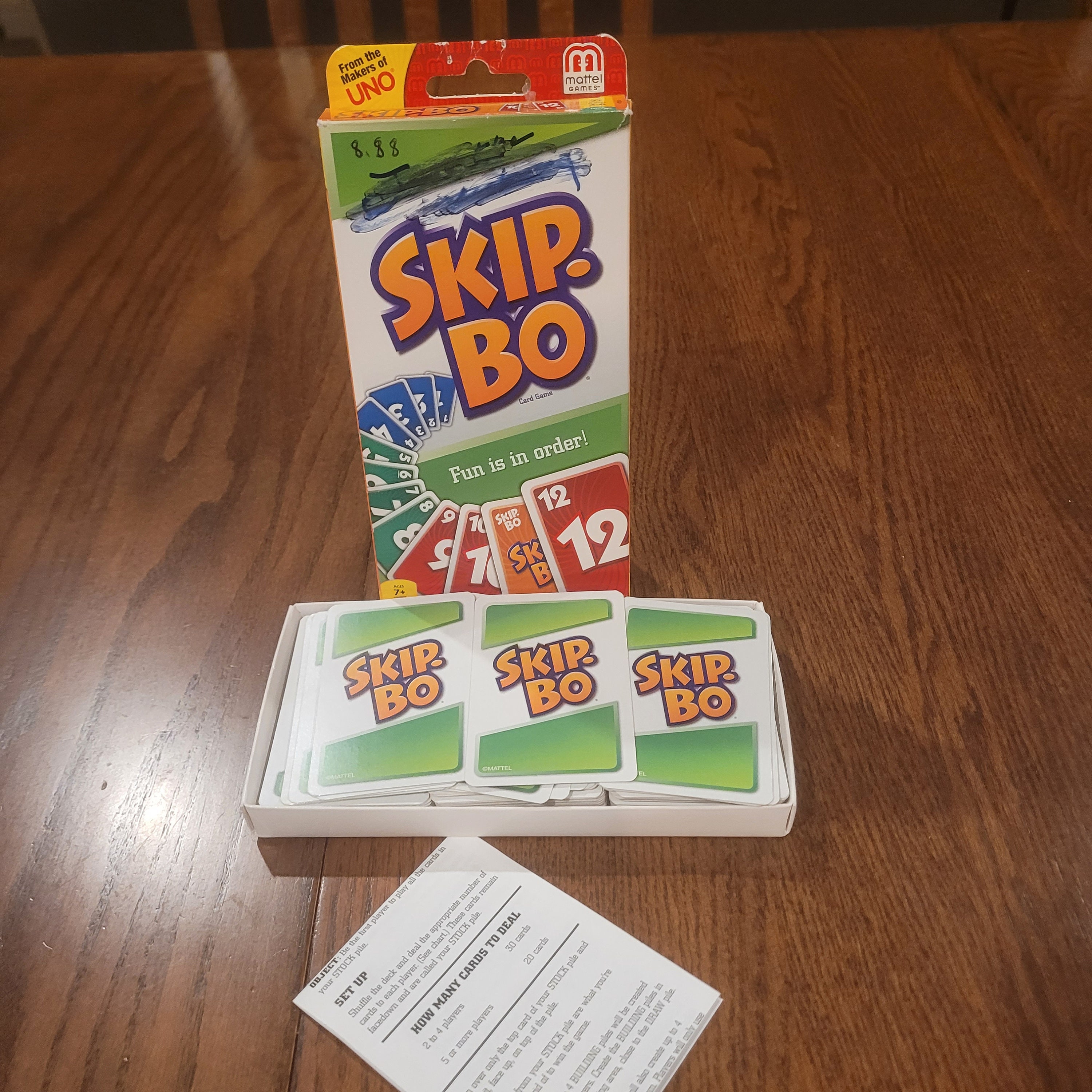 Skip-bo Card Game/family Card Game by Uno/game Night/card Game/skip-bo ...