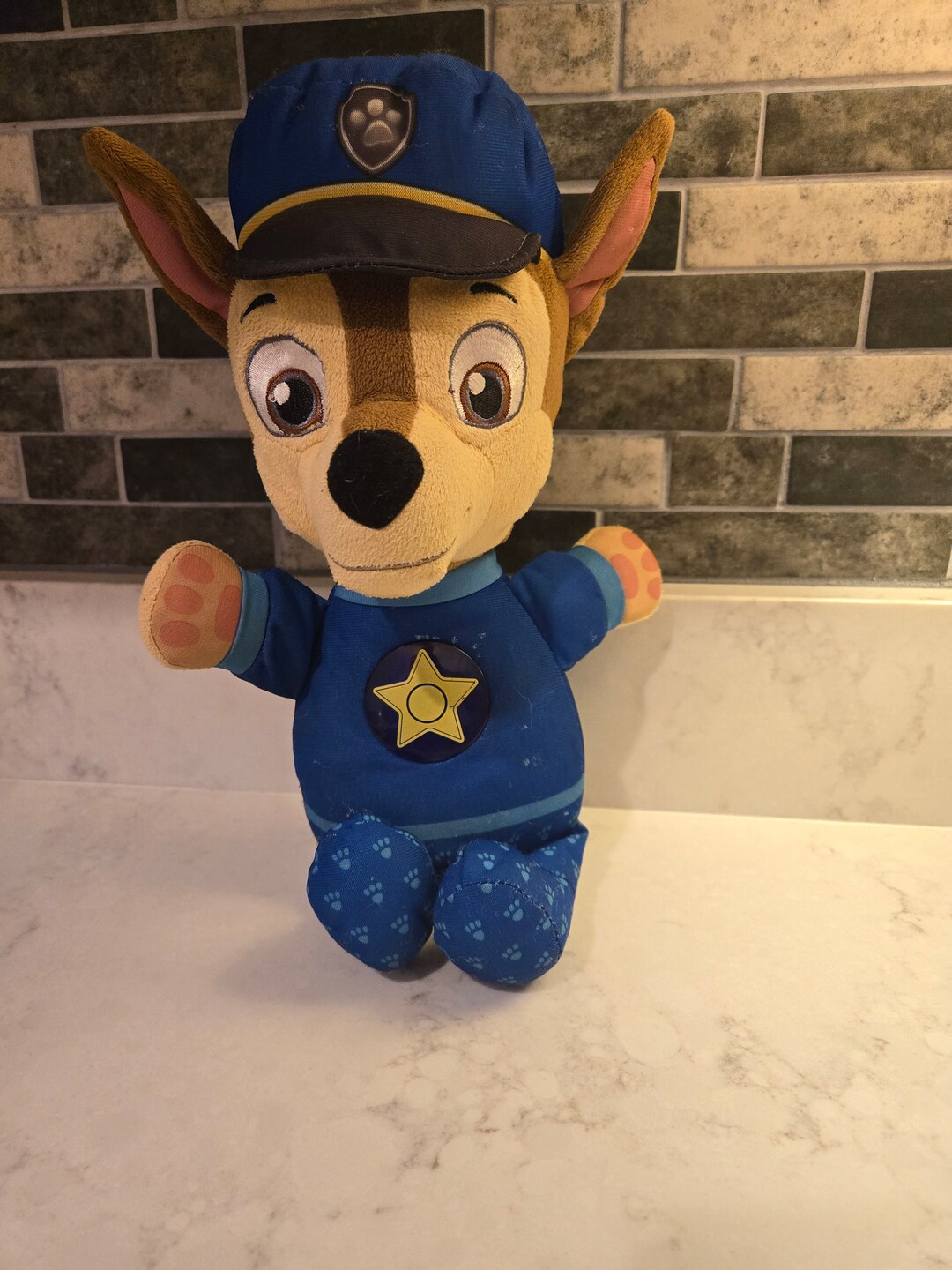 Paw Patrol Plush Chase Stuffy Music 14"/snuggle up Chase/nap Time - Etsy