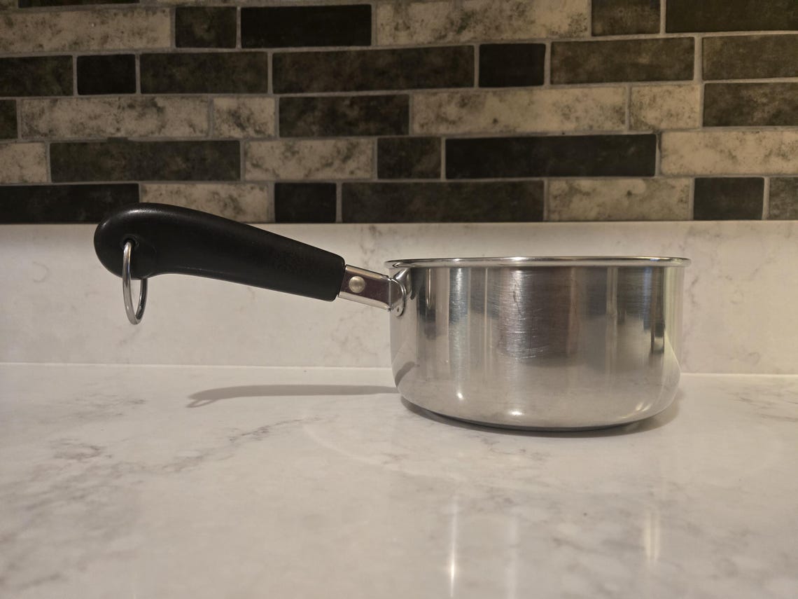 Revere Ware 1 QT Tri-ply Stainless Saucepan With Lid - Etsy