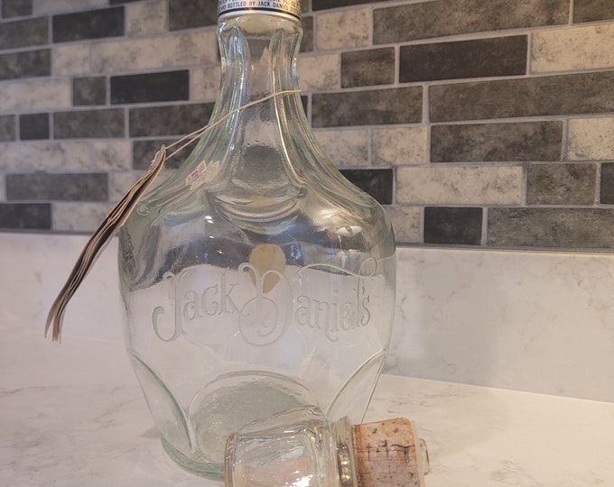 Vintage Jack Daniel’s “belle of Lincoln” Glass 1.75L Whiskey Decanter ...