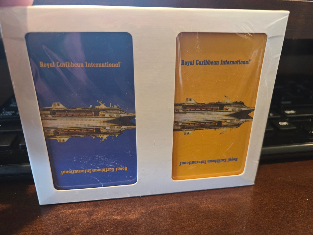 Vintage Royal Caribbean International/ Double Deck Playing Cards/game ...