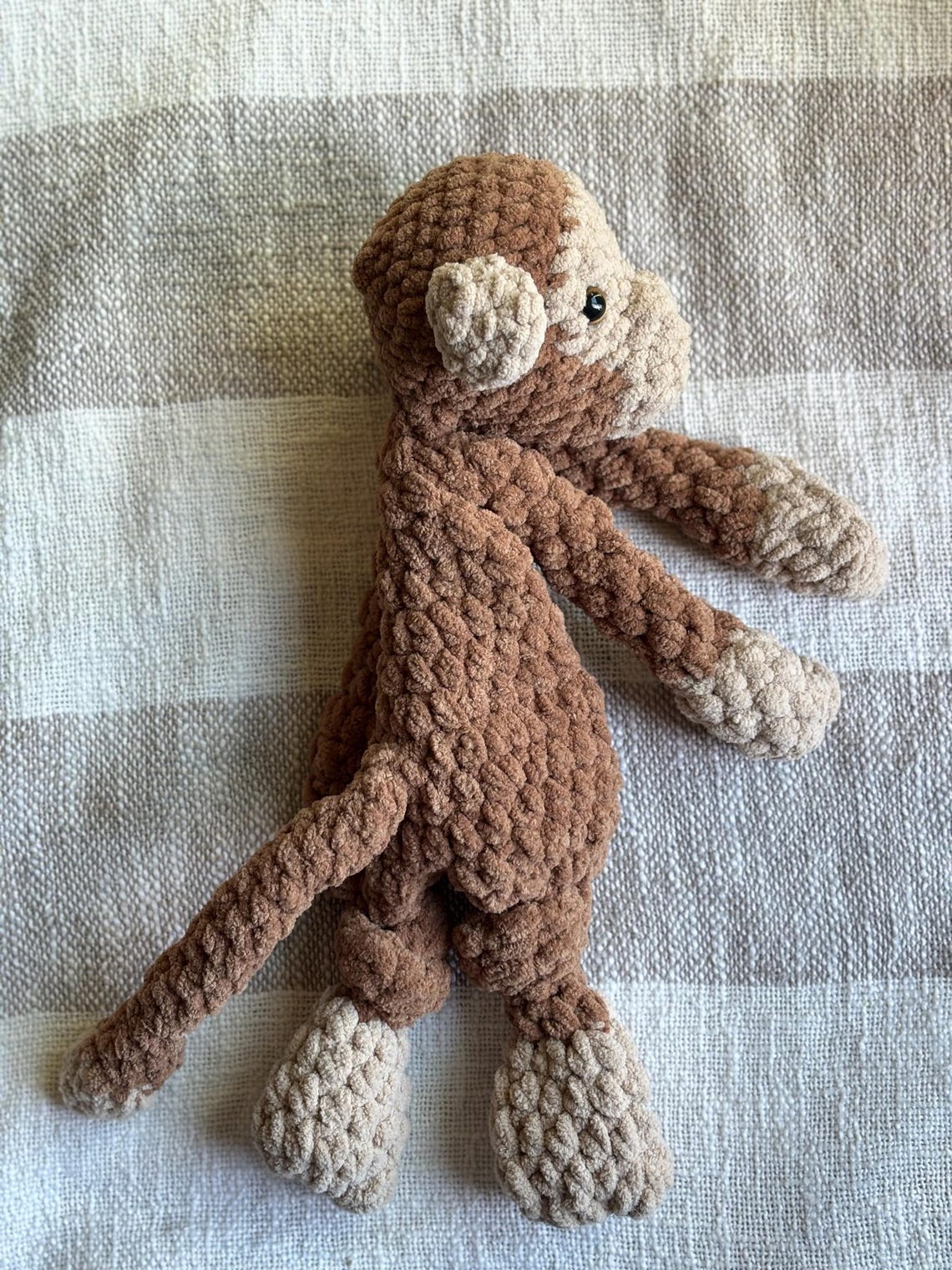 Snuggle Lovey Monkey - Etsy