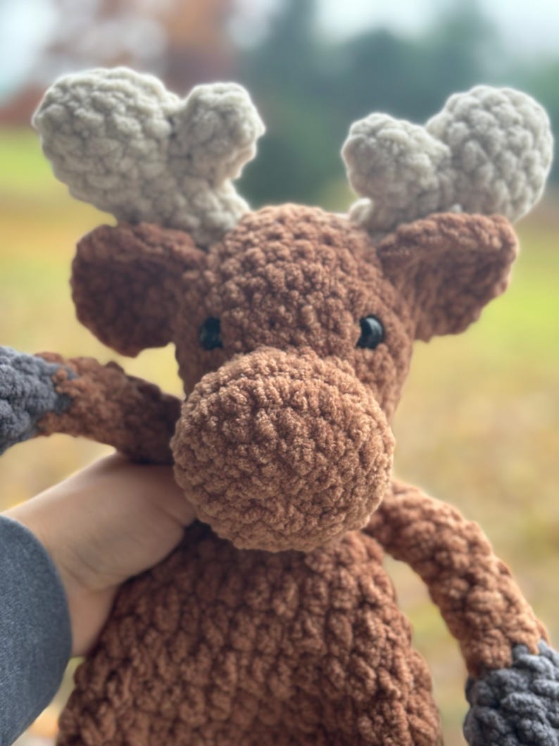 Snuggle Lovey Moose - Etsy