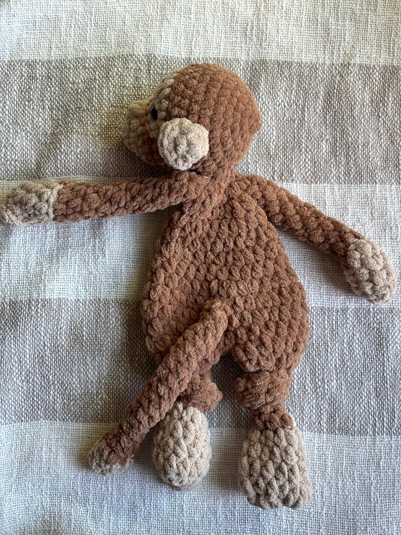 Snuggle Lovey Monkey - Etsy