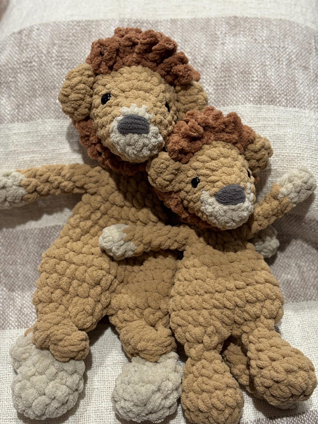 Snuggle Lovey Lion - Etsy