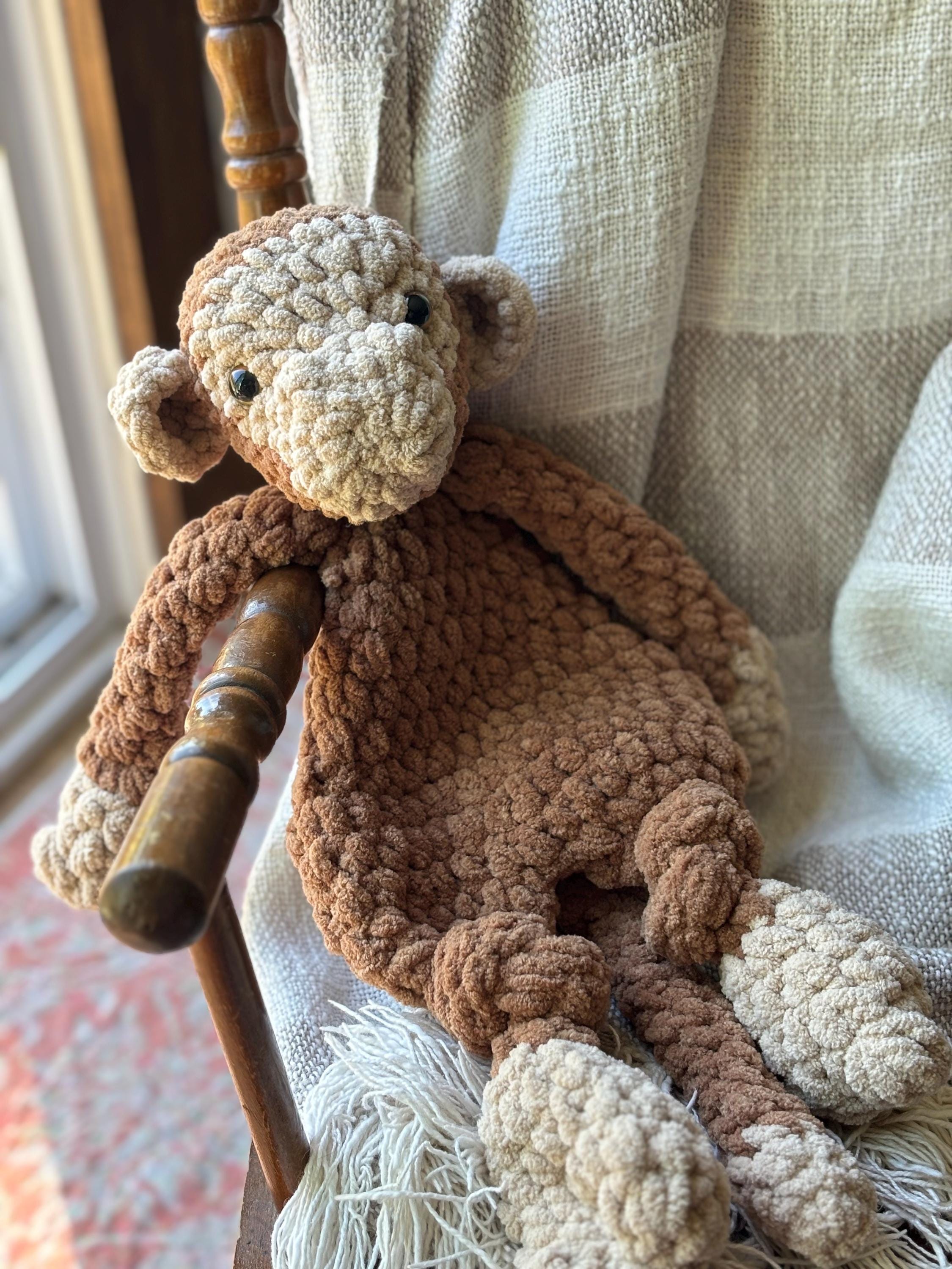 Snuggle Lovey Monkey - Etsy