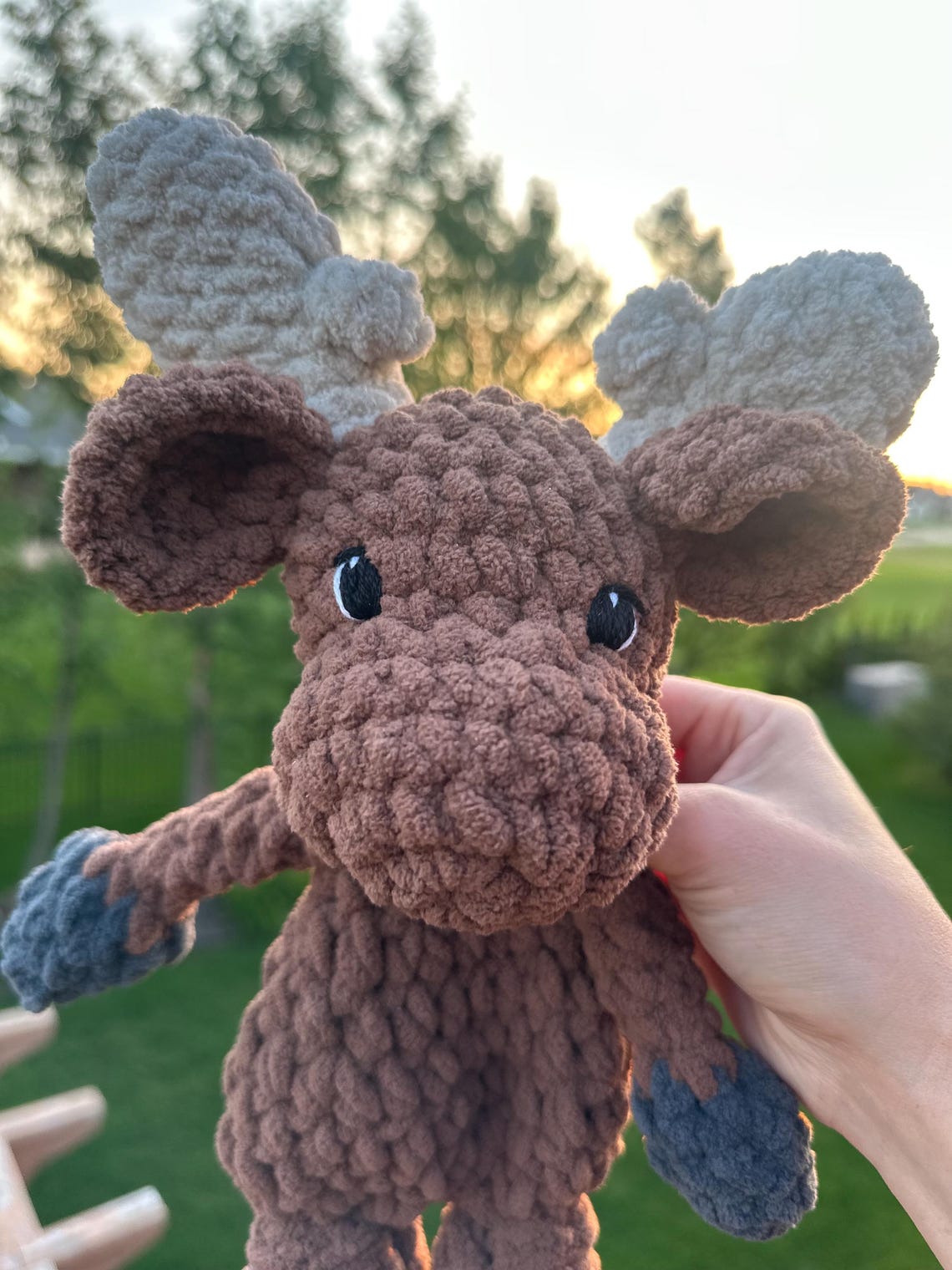Snuggle Lovey Moose - Etsy