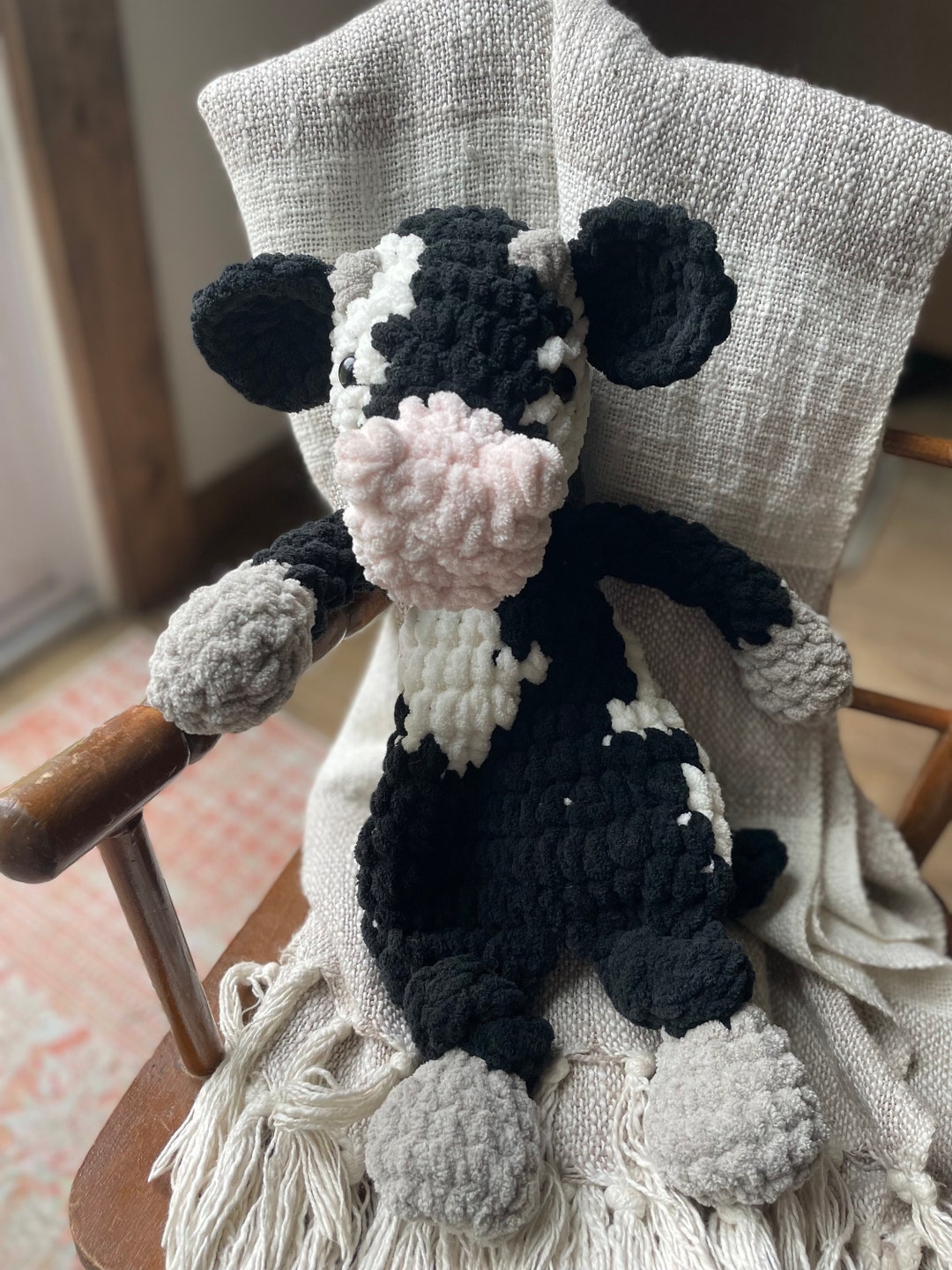 Snuggle Lovey Cow- Calf - Etsy
