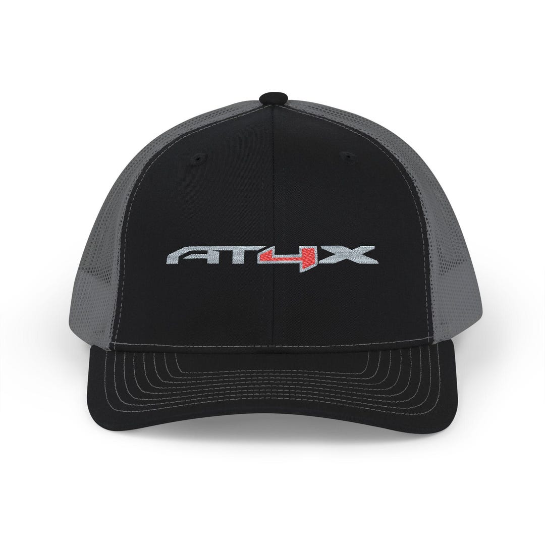 AT4X Gray Embroidered Hat Richardson 112 Trucker Cap - Etsy