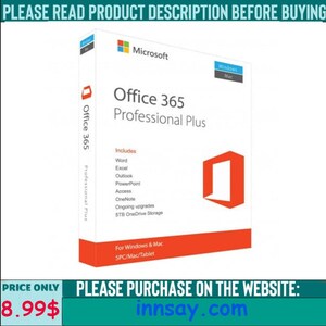 Microsoft Office 365 Professional Plus Lifetime License Digital ...