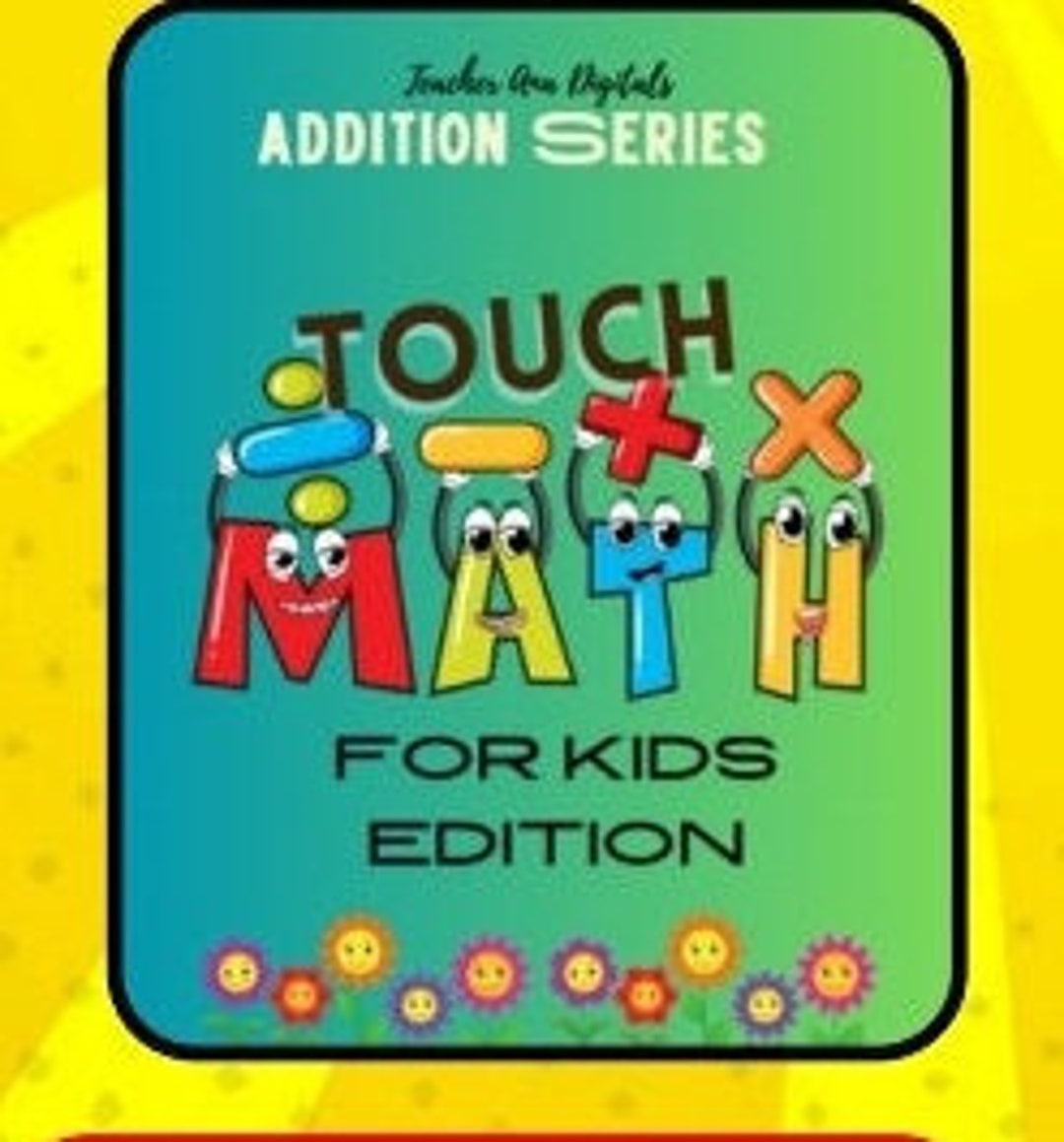 Touchmath Addition Flashcards for Kids - Etsy