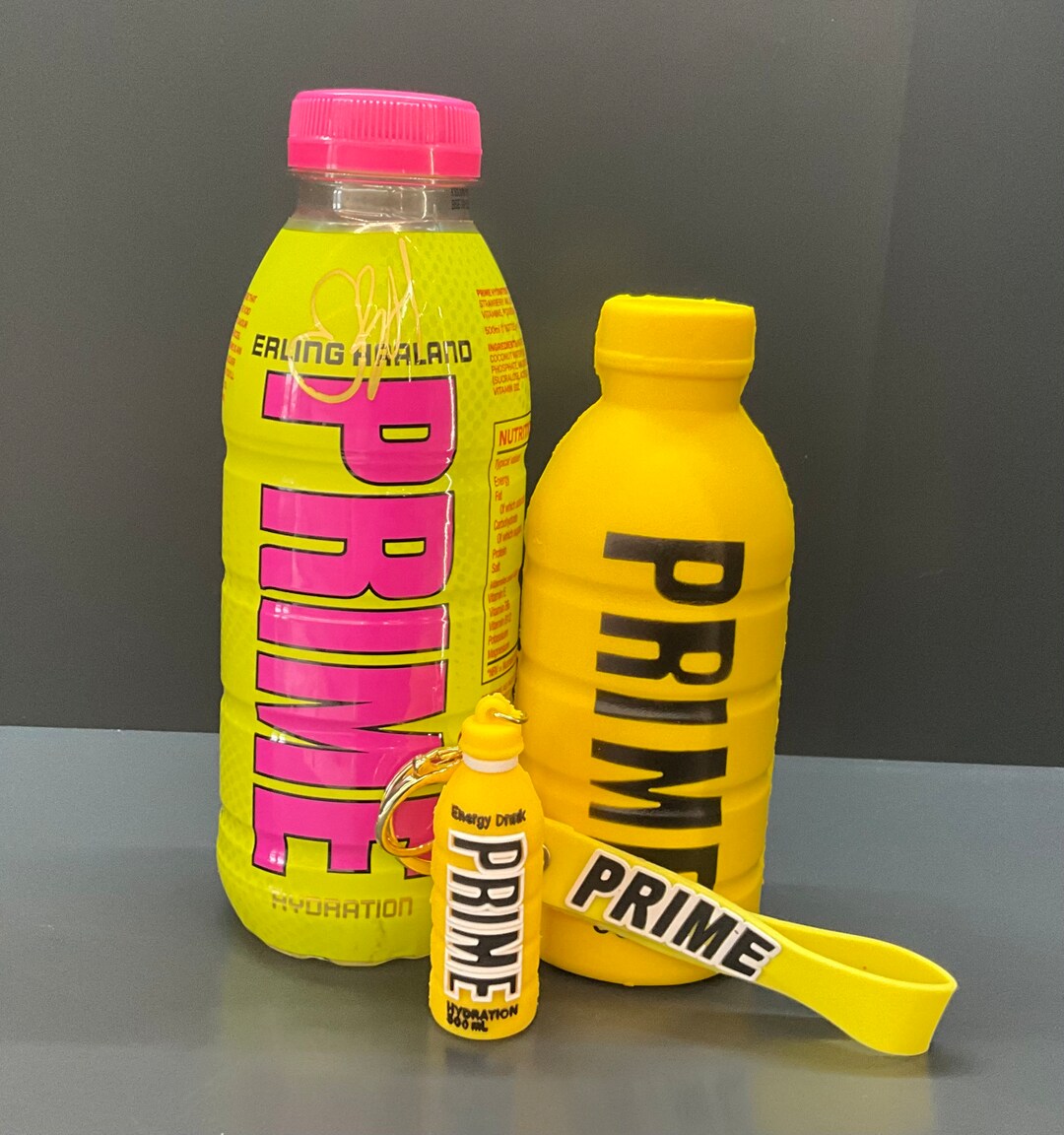 Prime Hydration Erling Haaland, Prime Yellow Squishy & Prime Yellow ...