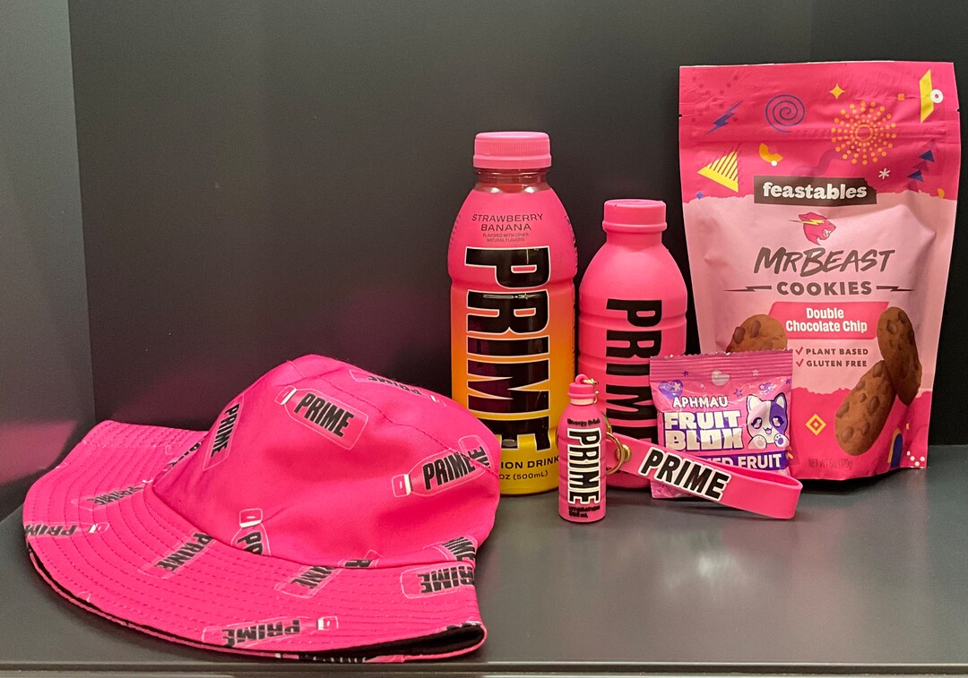 Prime Hydration Strawberry Banana Hamper,prime Strawberry Banana, P ...