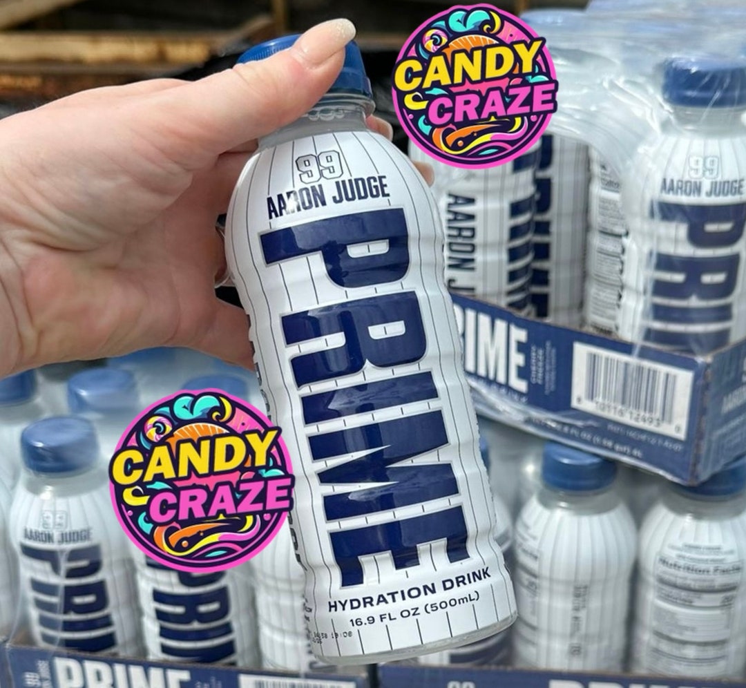 Prime Hydration Aaron Judge White Bottle in Hand Ready to Ship Rare New ...