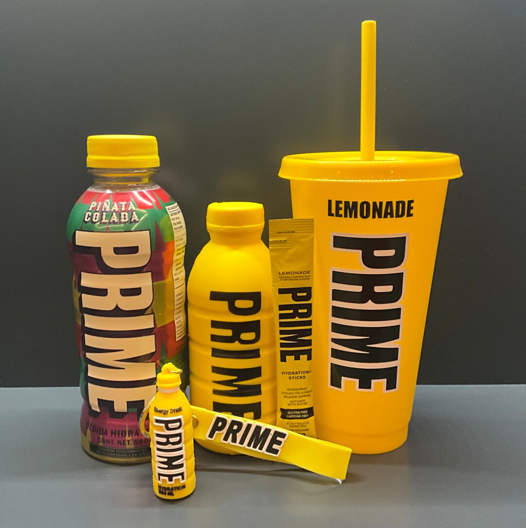Prime Hydration Piñata Colada, Prime Yellow Squishy, Prime Lemonade ...