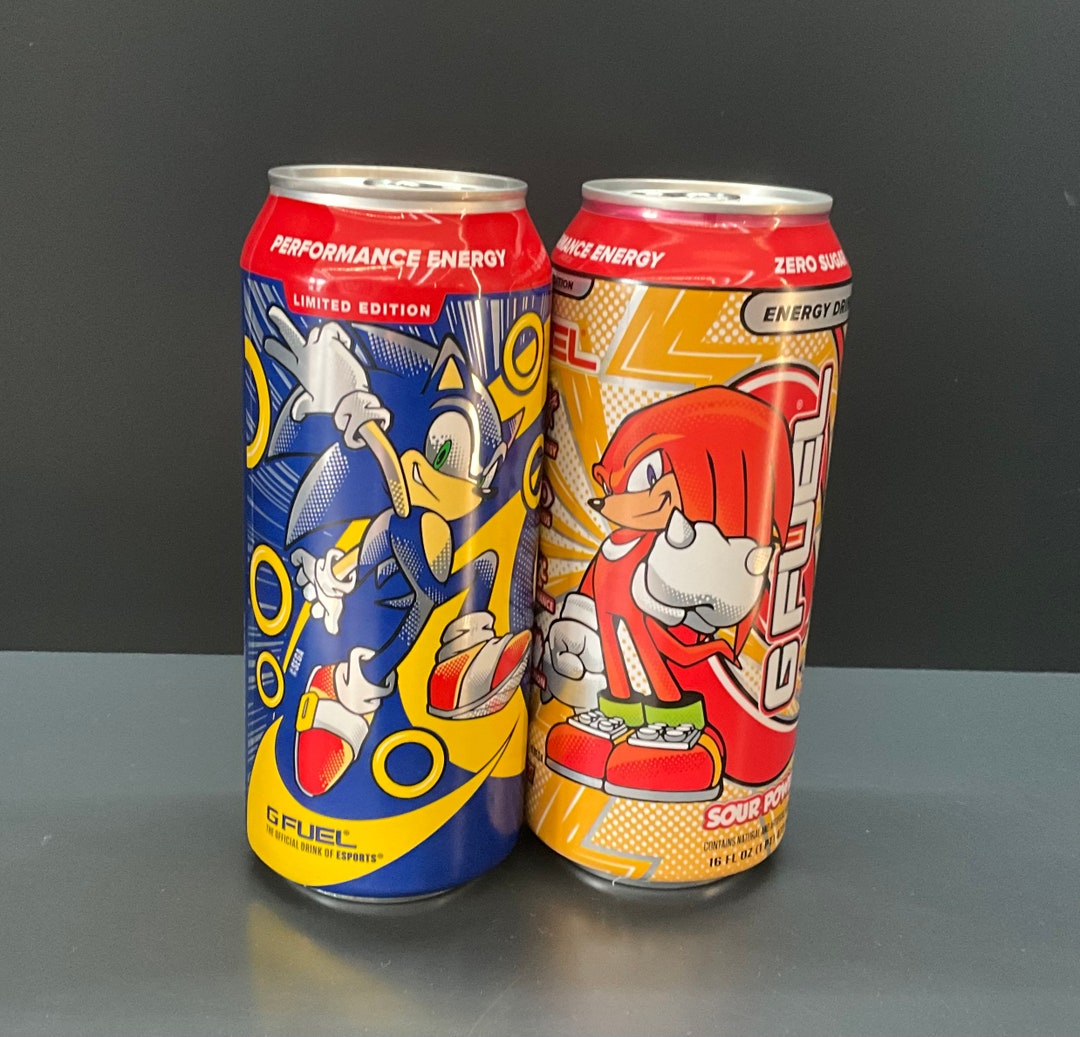 Gfuel Sonic the Hedgehog Energy Drinks Cans Bundle, Gfuel Peachrings ...