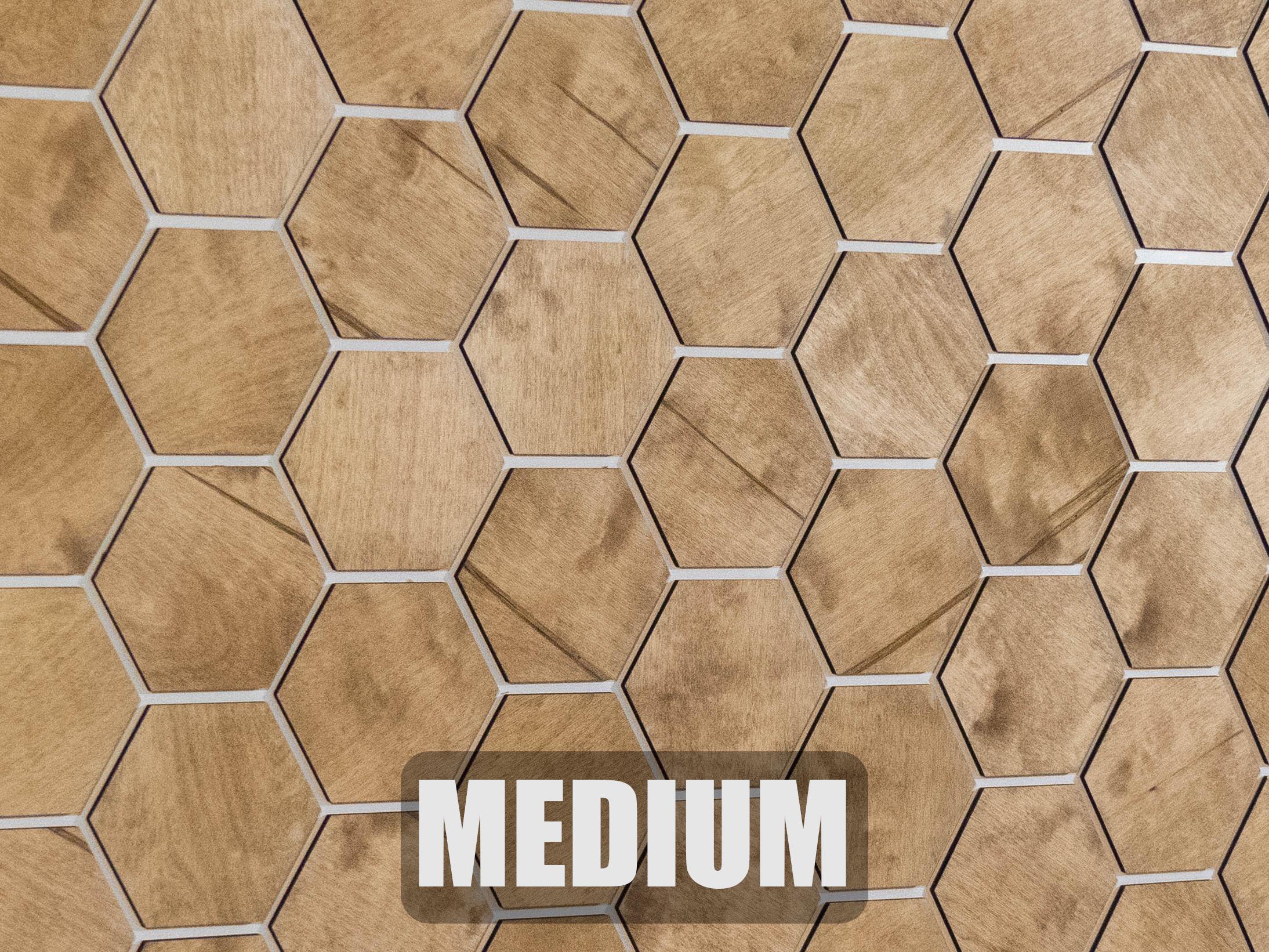 Hexagon Wall Panels, Honeycomb Wood Art, Decorative Wall Panels, Wood ...