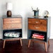 SOLD* Beautiful MCM Wood Night Stands - Etsy