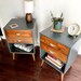 SOLD* Beautiful MCM Wood Night Stands - Etsy