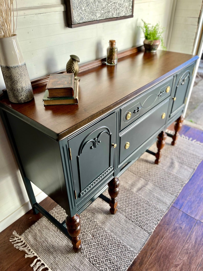 SOLD **** Antique Victorian Buffet, Entryway Console - Etsy