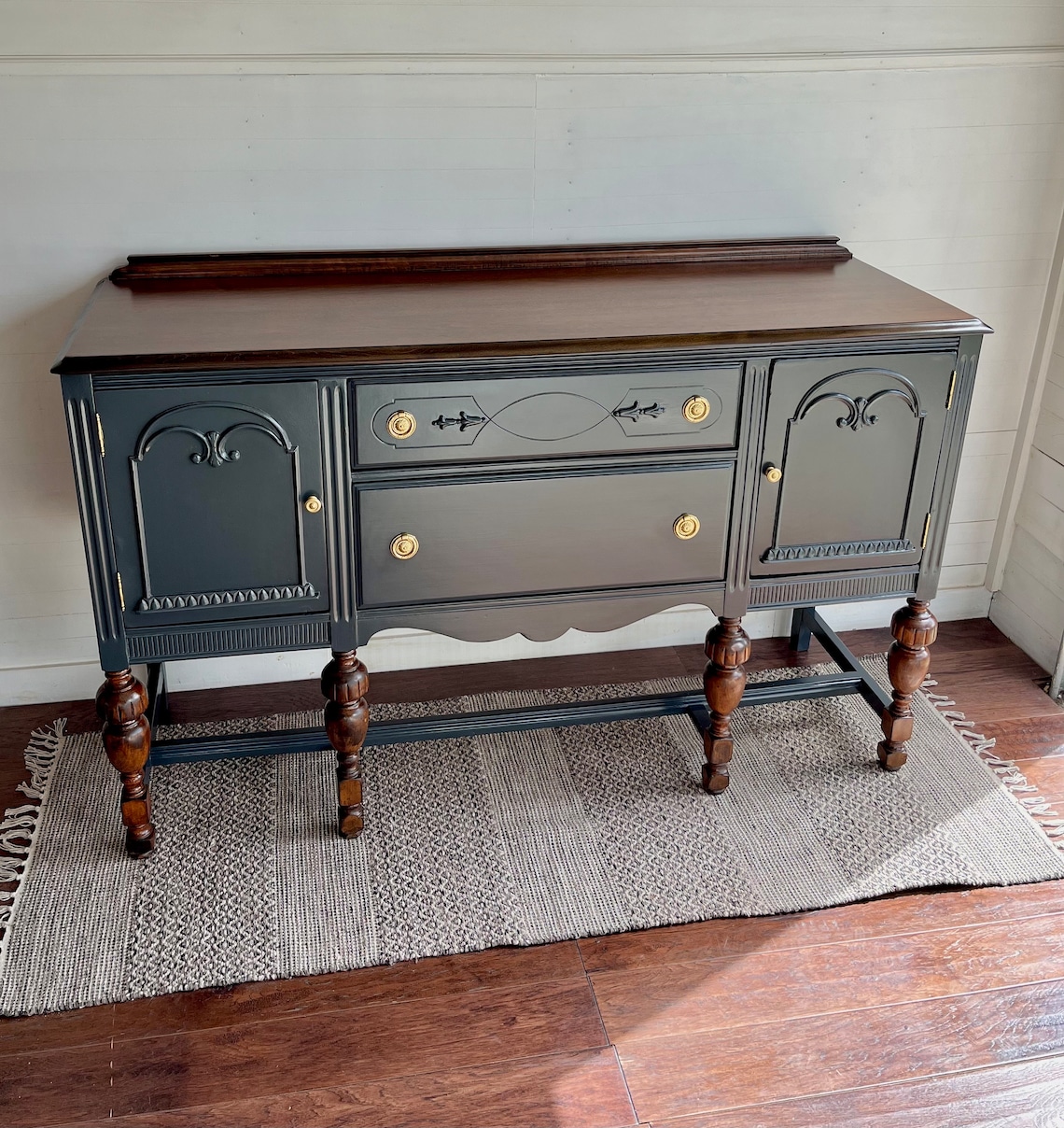 SOLD **** Antique Victorian Buffet, Entryway Console - Etsy