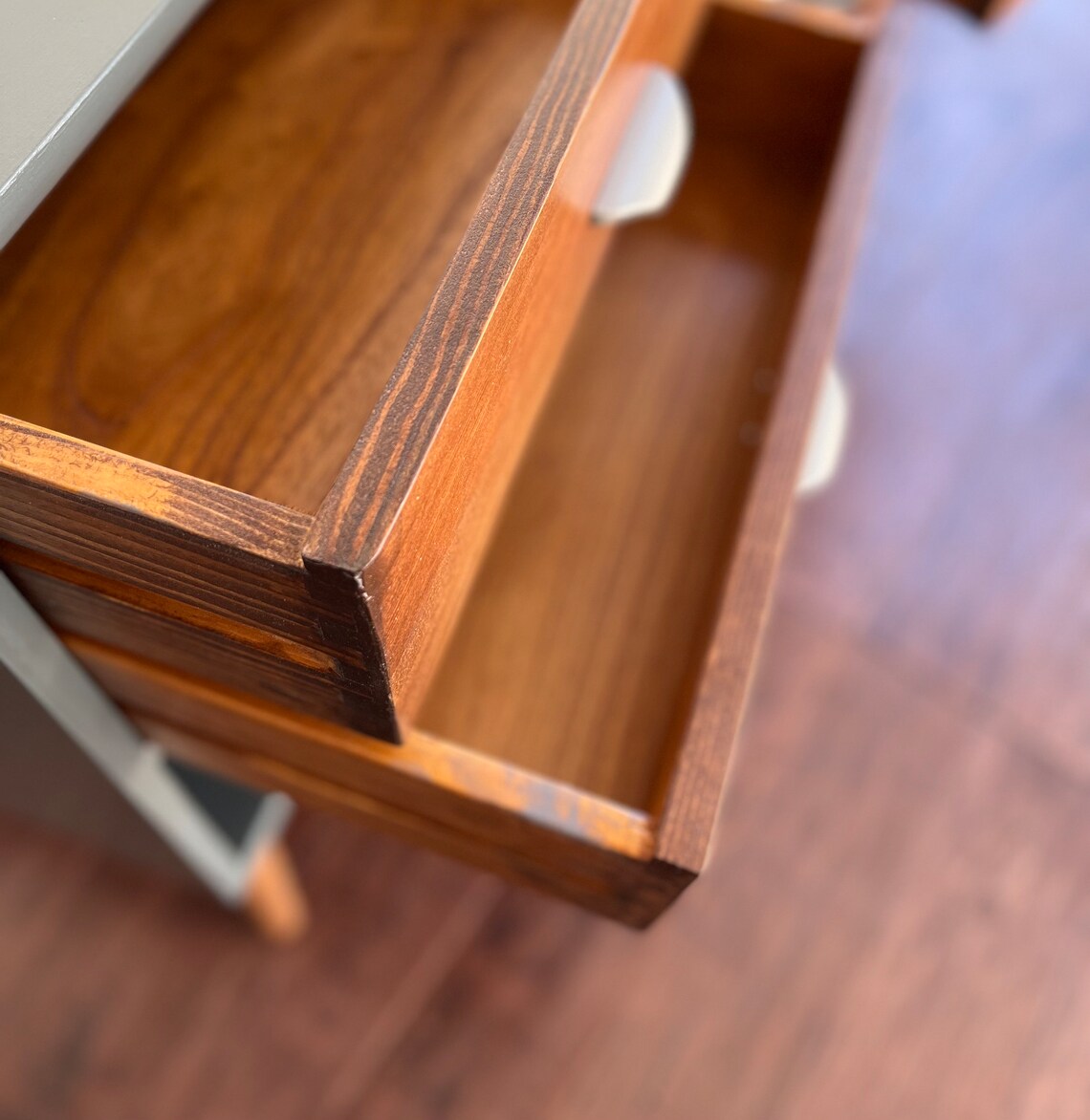 SOLD* Beautiful MCM Wood Night Stands - Etsy