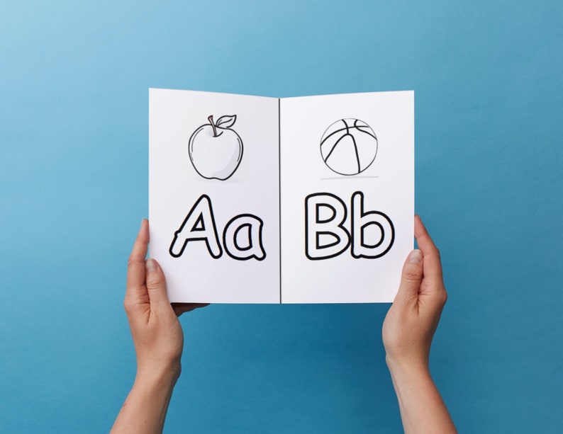 30 Printable Alphabet Letter Coloring Book Worksheets Busybook Toddler ...