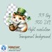 Cute Hamster St. Patrick's Clipart, Saint Patrick's Day, Watercolor ...