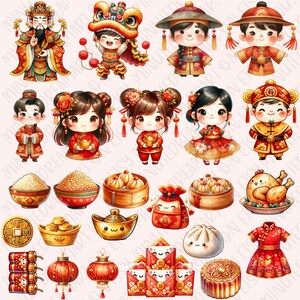 Chinese New Year Clipart, Lunar New Year PNG, Cute Chubby Zodiac ...