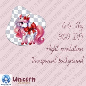 Valentine Unicorn Clipart, Cute Unicorn Png, Valentine's Day ...