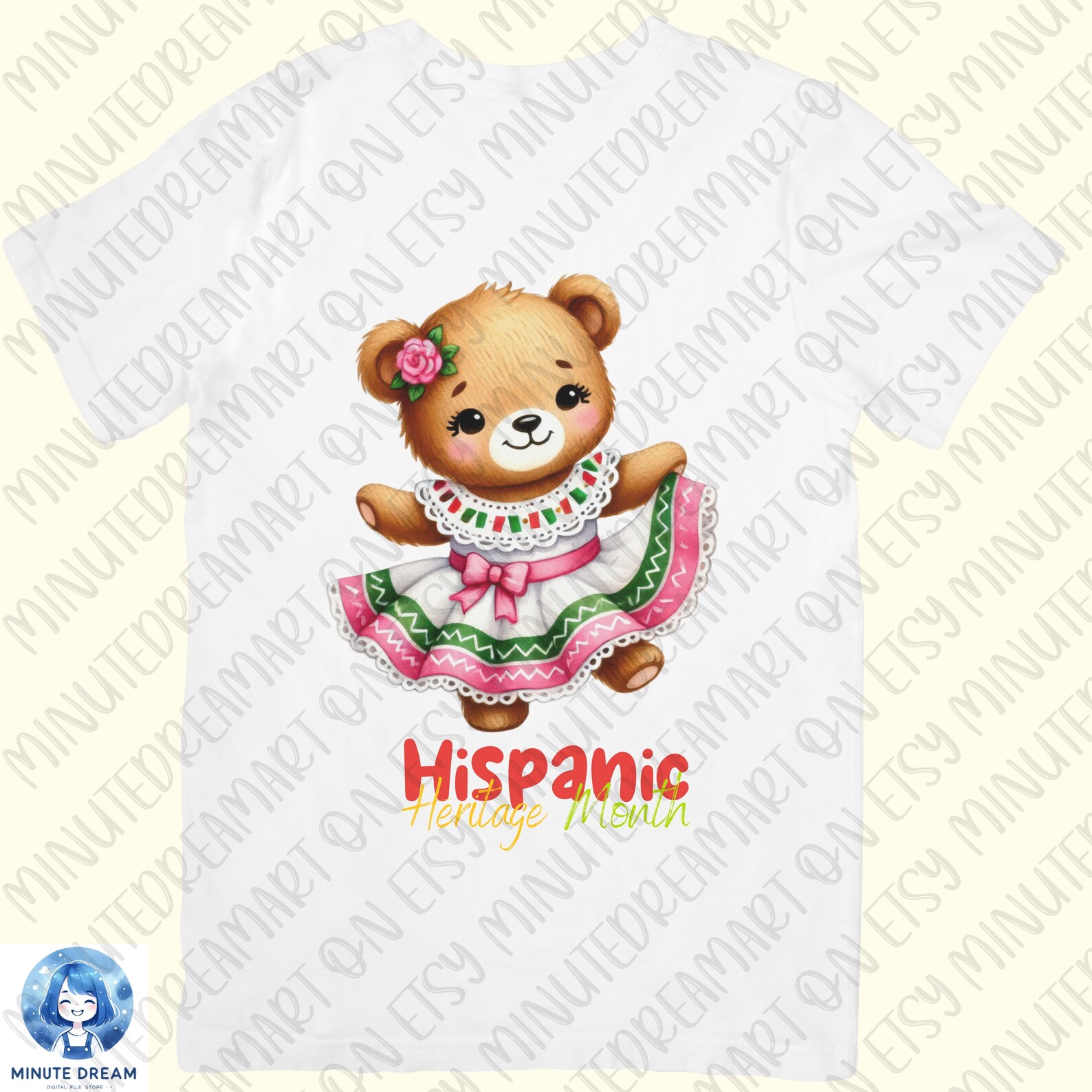 Hispanic Heritage Month Clipart: Watercolor Latino PNG (digital ...