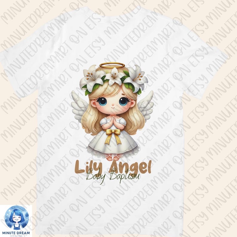 Cute Angel Clipart, Baby Lily Angel Png, Religious Event, Watercolor ...