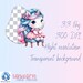 Cute Unicorn Clipart, Pastal Princess Png, Watercolor Sublimation, Gift ...