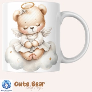 Cute Bear Clipart, Baby Angel Teddy Bear Png, Religious Event ...