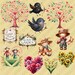 Cute Scarecrow Clipart, Valentine's Day, in Love, Farm Animal, Garden ...