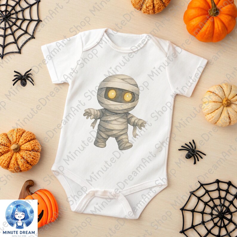 Mummy Alphabet Clipart: Halloween Font A-Z, 0-9 (digital Download, PNG ...