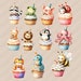 Animal Birthday Cupcake PNG Clipart, Birthday Cake Clipart,happy ...