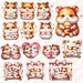 Cute Hamster Valentine Clipart, Valentine's Day, Watercolor Sublimation ...