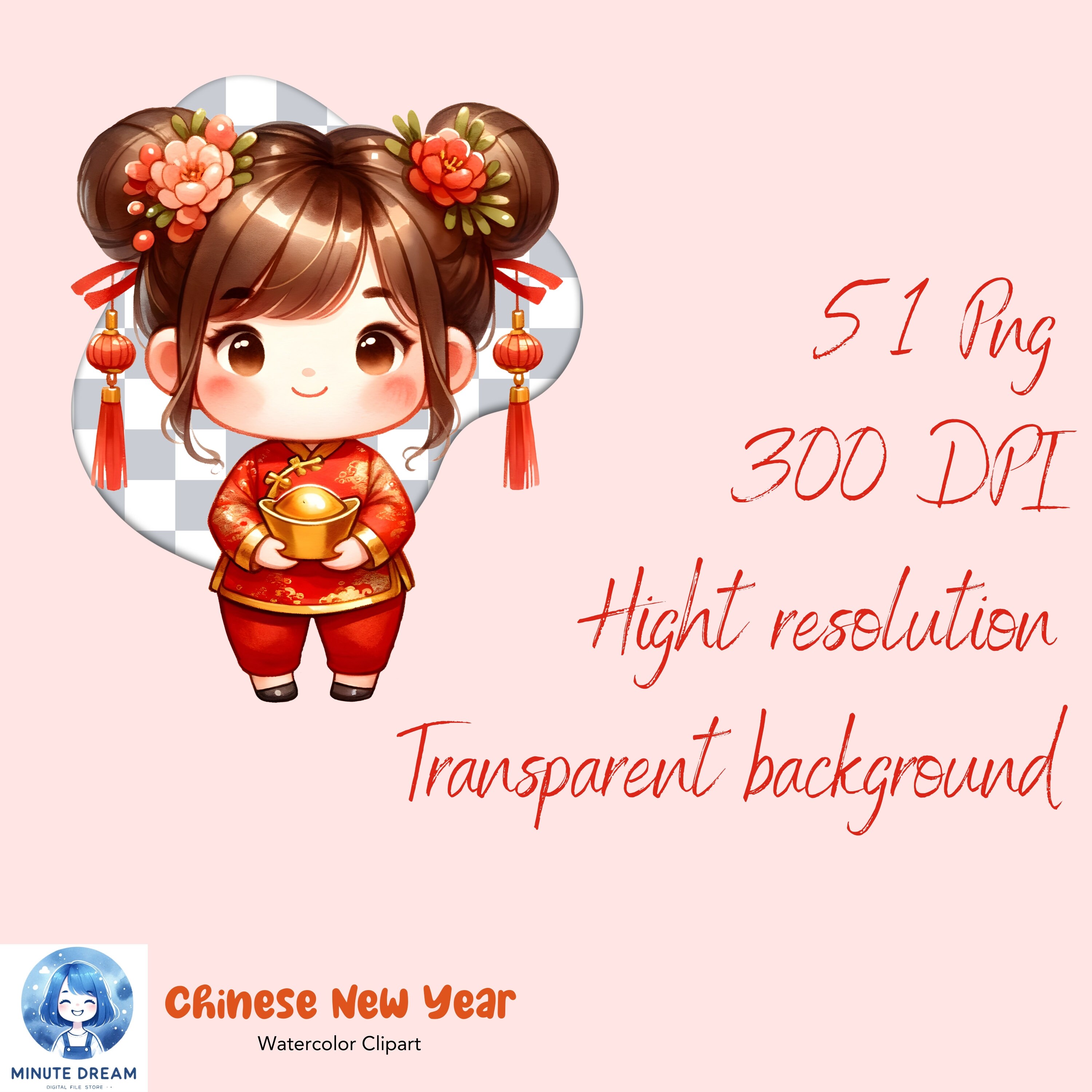 Chinese New Year Clipart, Lunar New Year PNG, Cute Chubby Zodiac ...