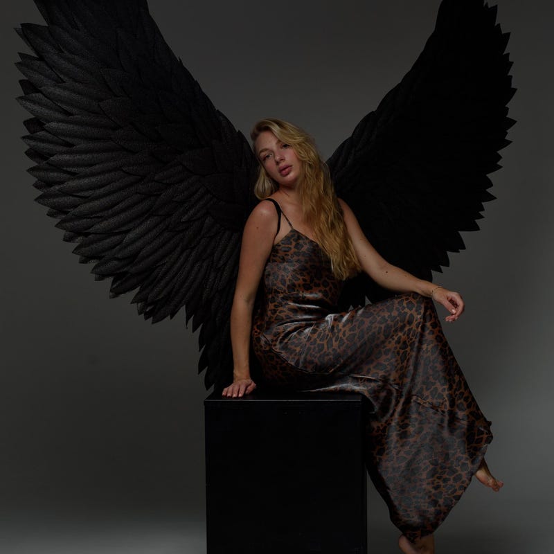 Black Angel Woman Costume - Etsy