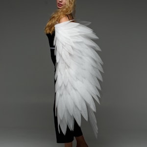 White Wings and Tail Costume, Wite Bird Costume, Bird Wings Costume ...