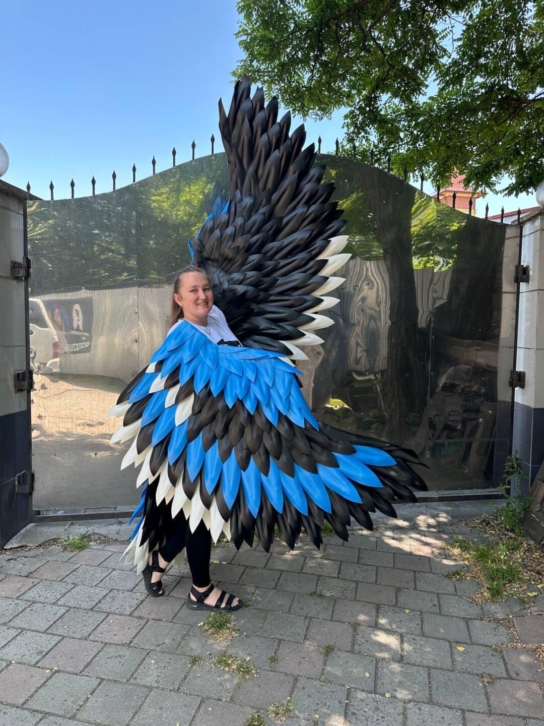 Magpie Bird Costume, Magpie Wings and Tail, Cosplay Bird Costume, Adult ...